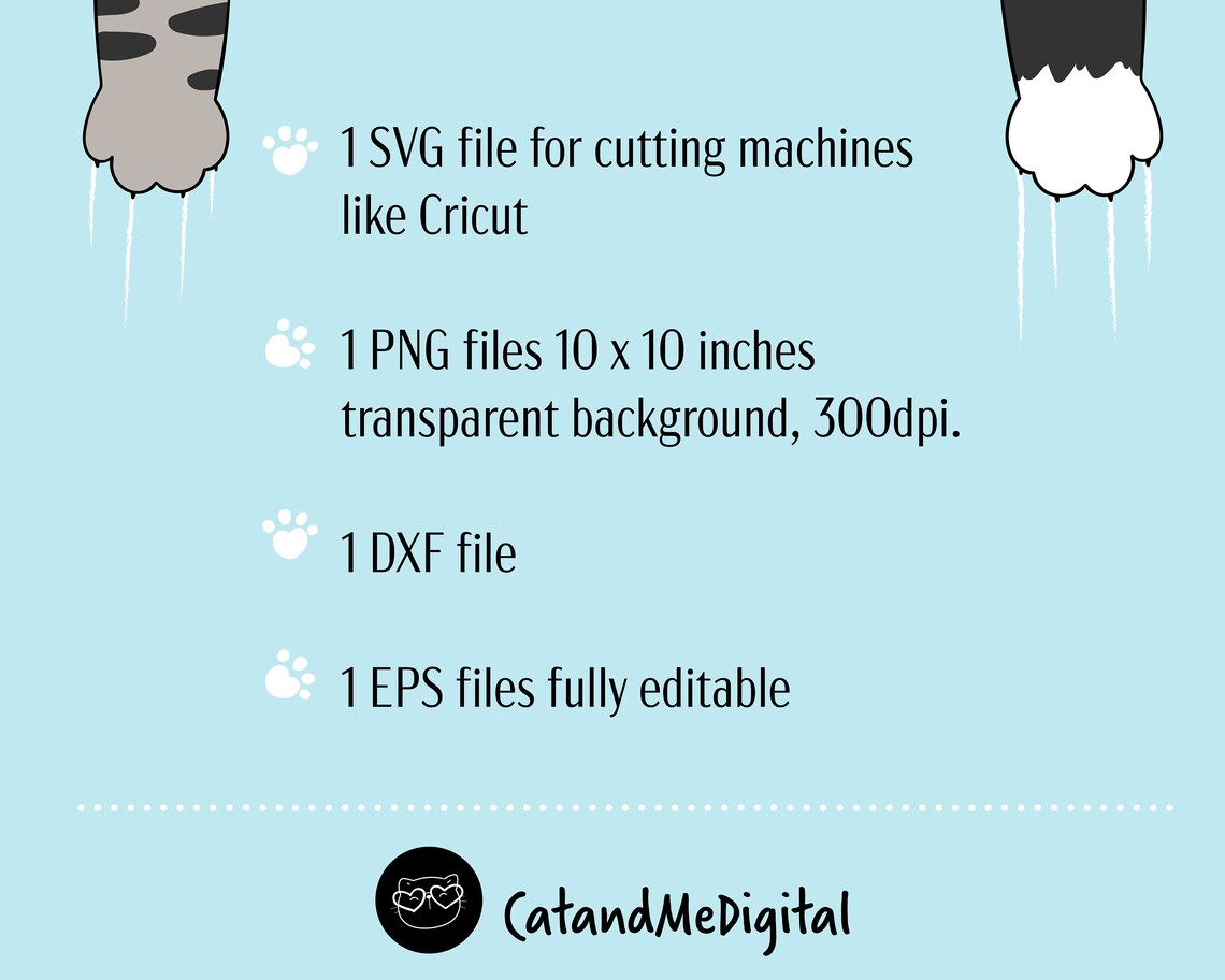 Cat Svg Cut File Funny Cats Kawaii Kitten Cute Cat Shirt Cat Vector ...
