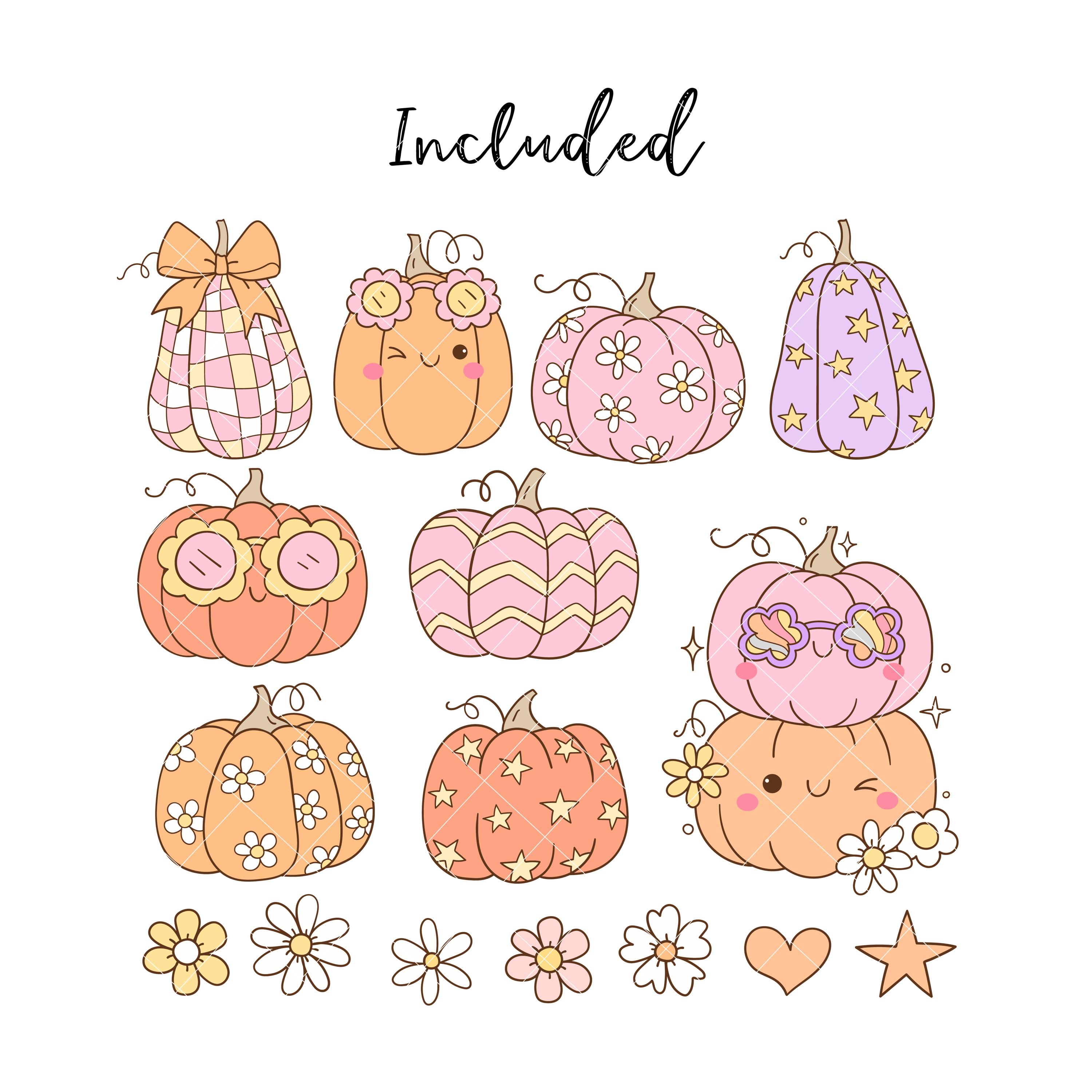 Groovy Retro Pumpkin Clipart Autumn Png Disco Pumpkin Png Trendy Fall ...