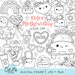 Retro Mother's Day Digital Stamp Outline Mom Png Doodle Flower Mothers ...