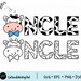 Cow Uncle Svg Face Caow Svg Cow Boy Svg Cow Print Svg Farm Animal ...