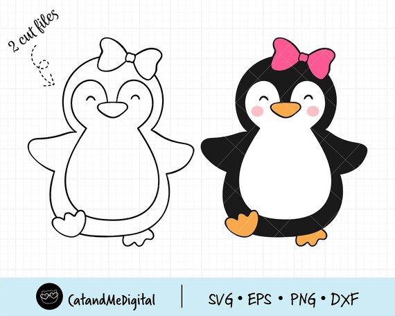 Penguin With Bow Svg Girl Penguin Svg Cute Baby Girl Penguin | Etsy Penguin With Bow Svg Girl Penguin Svg Cute Baby Girl Penguin | Etsy