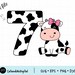 Cow Number Seven Birthday Svg 7th Birthday Svg Cow Print Svg Birthday ...
