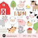 Animals Farm Clipart Cute Farm Animals Farm Clipart Animal Clipart Farm ...