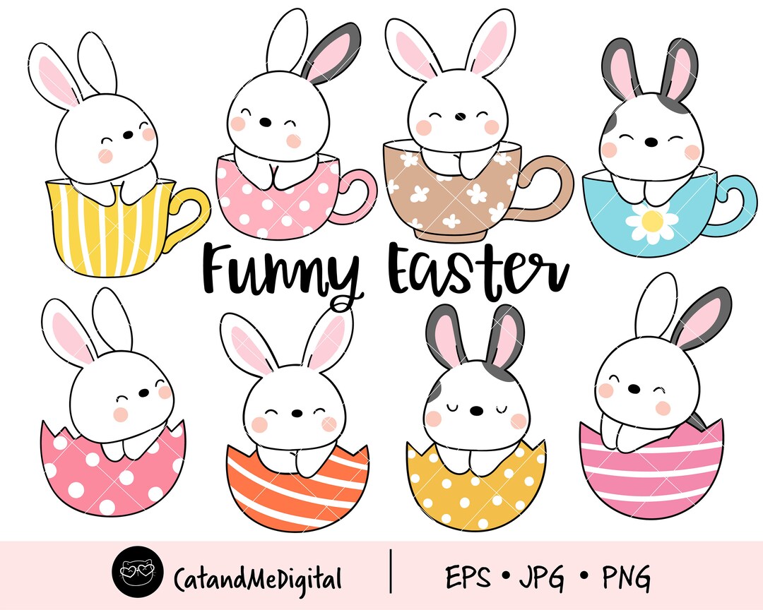 Bunny Easter Clipart Easter Clipart Baby Bunny Png Bunny Spring Rabbit ...