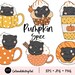 Pumpkin Spice Clipart Fall Clipart Autumn Clipart Coffee Cupcake ...