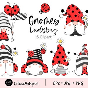 Ladybug Gnomes Png Gnome Clipart Ladybug Clipart Ladybug Png Spring ...