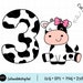 Cow Number Two Birthday Svg 2nd Birthday Svg Cow Print Svg Birthday ...