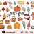 Groovy Thanksgiving Clipart Thanksgiving Day Png Retro Fall Autumn ...