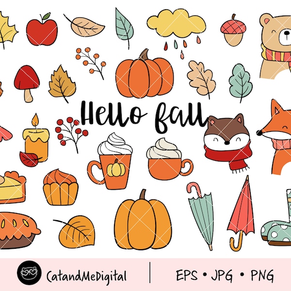 Hand Drawn Clipart - Etsy