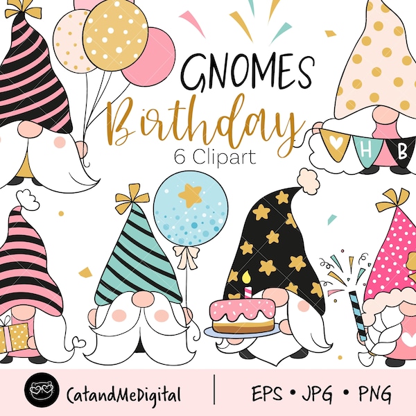 Birthday Gnomes - Etsy