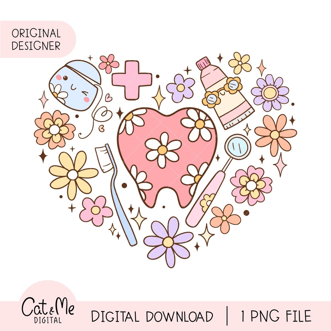 Dental Vibes Png Retro Pink Dental Png Medical Png Dental Life Png ...