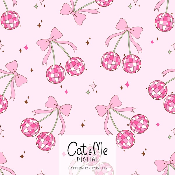 Cherry Bow Wallpaper - Etsy