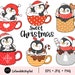 Sweet Christmas Clipart Penguin Clipart Winter Drinks Arctic Animal Png ...