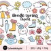 Doodle Spring Clipart Spring Clipart Spring Png Easter Clipart Bunny ...
