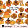 Groovy Thanksgiving Clipart Thanksgiving Day Png Retro Fall Autumn ...