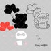 Baby Panda Valentine Svg Panda Svg Panda Clipart Bear Svg Valentine Svg ...