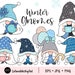 Winter Gnomes Clipart Gnomes Clipart Snow Gnomes Clipart Gnome - Etsy