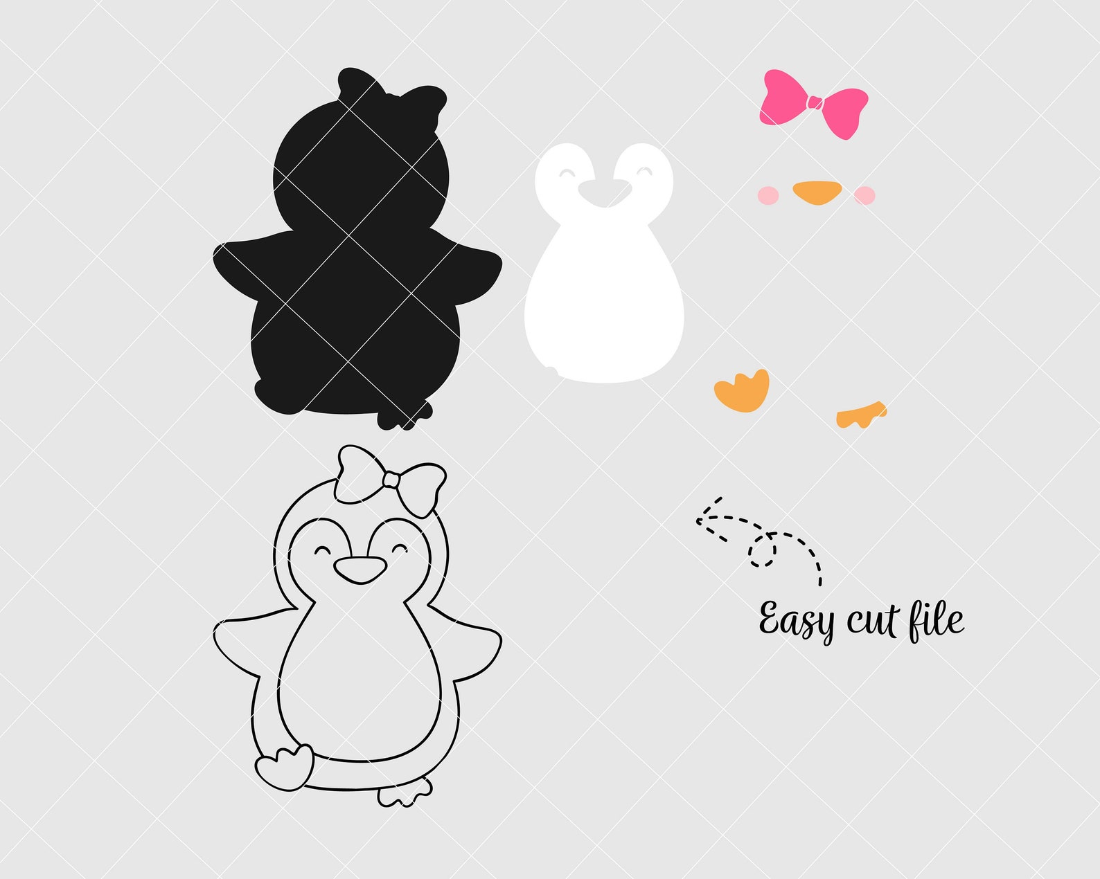 Penguin With Bow Svg Girl Penguin Svg Cute Baby Girl Penguin | Etsy Penguin With Bow Svg Girl Penguin Svg Cute Baby Girl Penguin | Etsy
