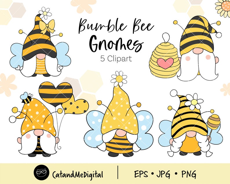Bumble Bee Gnomes Png Summer Gnomes Nordic Gnomes Spring - Etsy