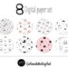Doodle Cat Digital Paper Set Happy Kitten Patterns Happy Cat - Etsy