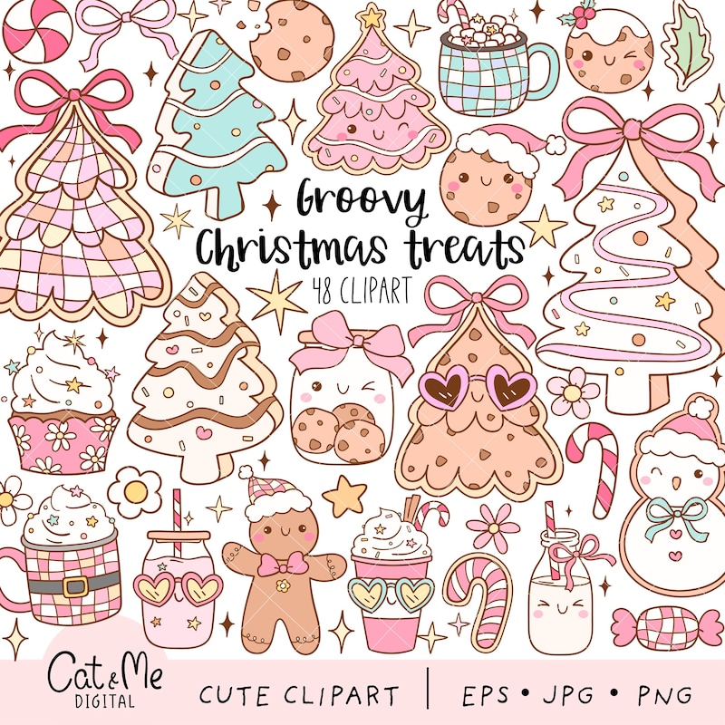Christmas Treats Clipart - Etsy