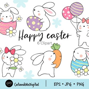Bunny Easter Clipart Easter Clipart Bunny Clipart Bunny Spring Rabbit ...