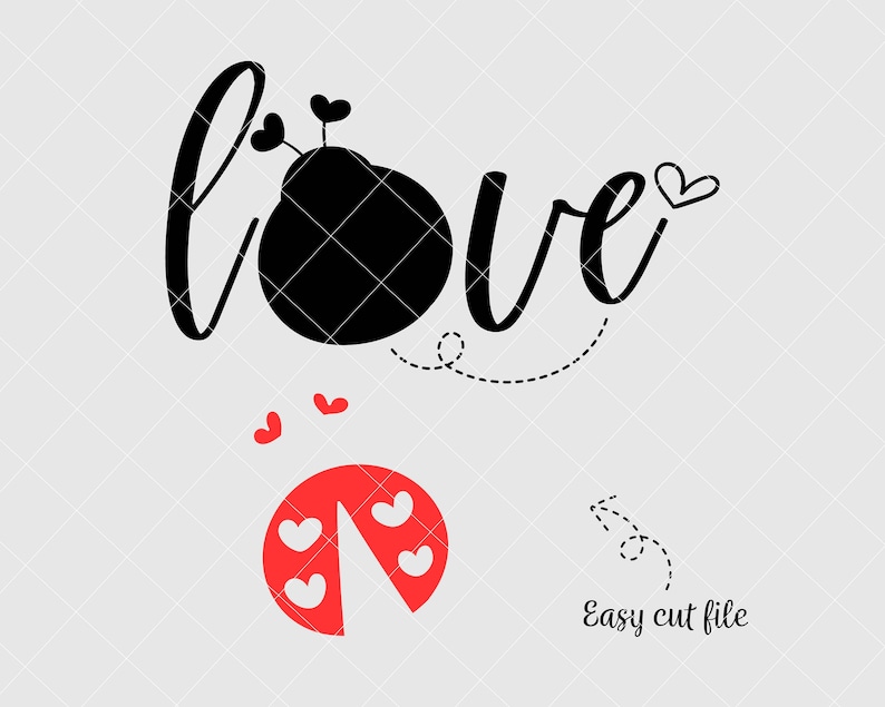 Ladybug Love Svg Love Bug Clipart Love Bug Svg Ladybug Png - Etsy