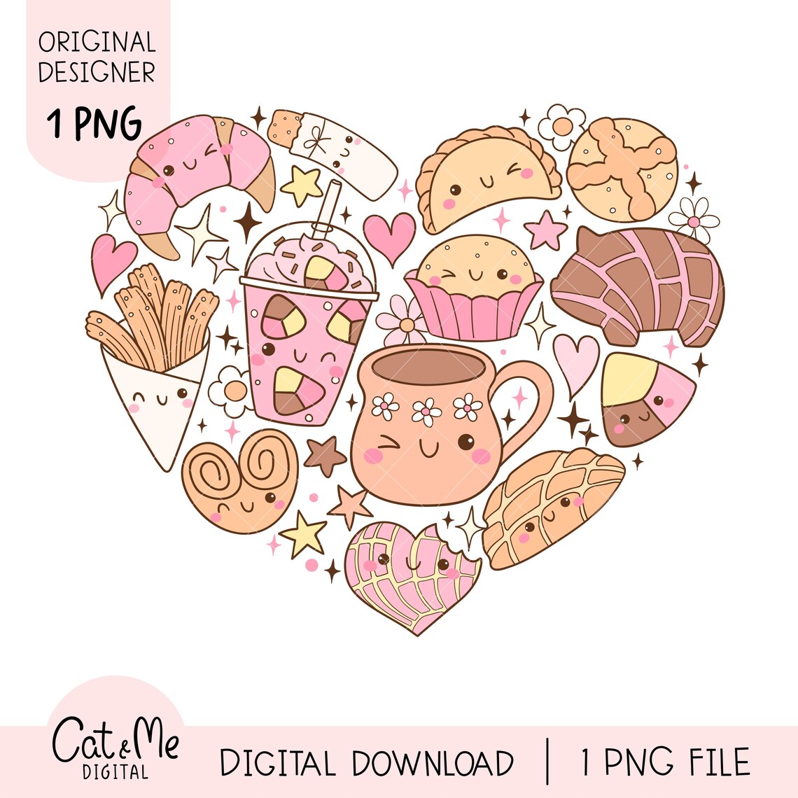 Mexican Pan Dulce Heart Png Mexican Sweet Bread Png Pink Mexican ...