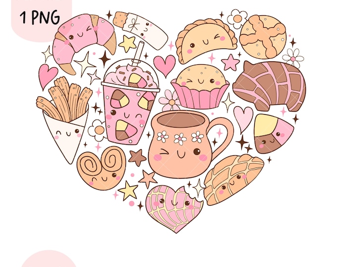 Mexican Pastries PNG, Mexican Pan Dulce Clip Art, Concha Clip Art ...
