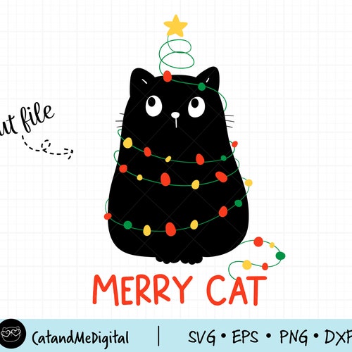 Meowy Christmas Cat Tree SVG PNG DXF Pdf Cut File Digital - Etsy Meowy Christmas Cat Tree SVG PNG DXF Pdf Cut File Digital - Etsy