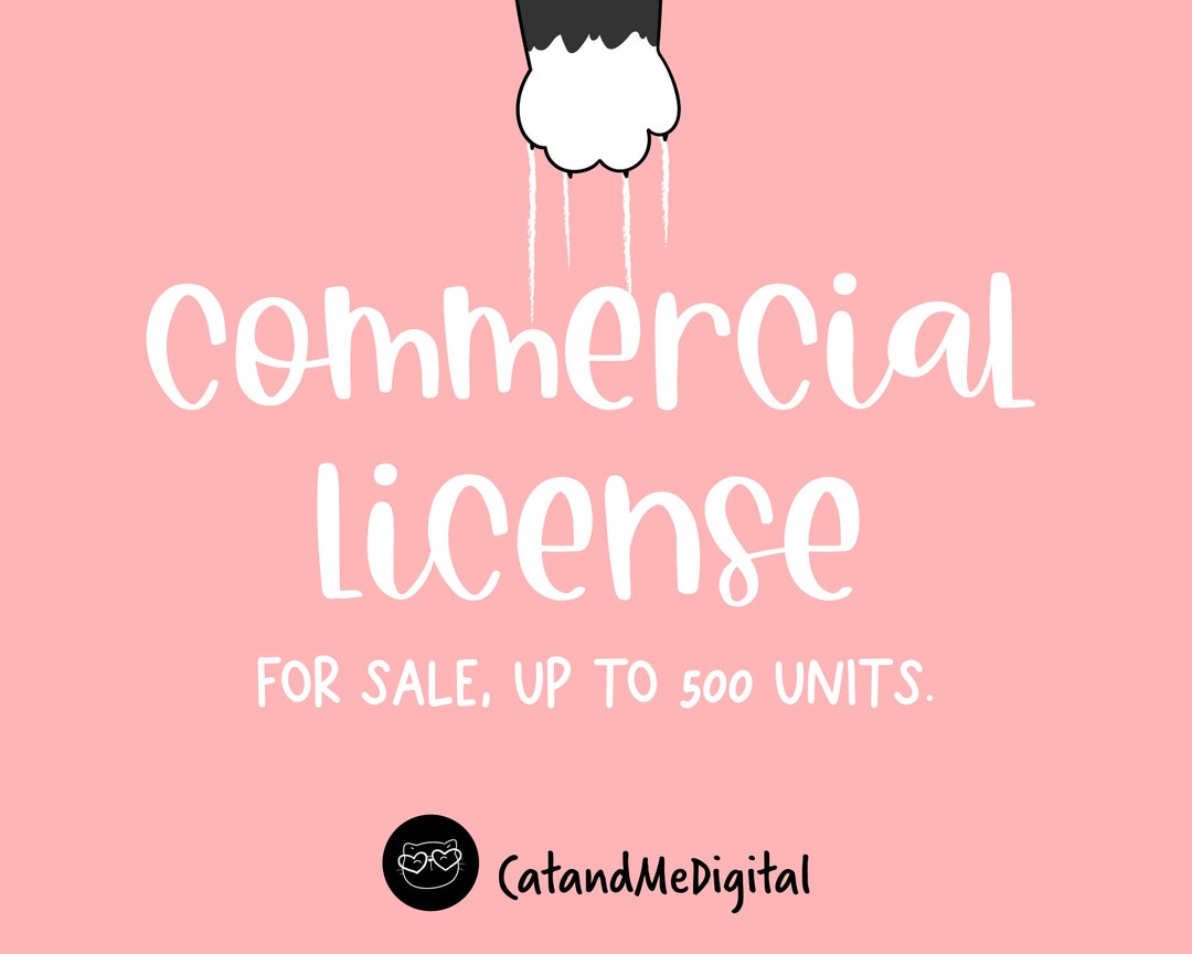 Standard Commercial Use License 500 Units - Etsy