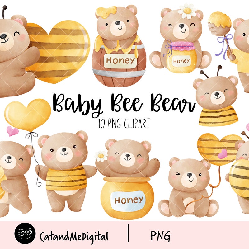 Honey Bee Bear - Etsy