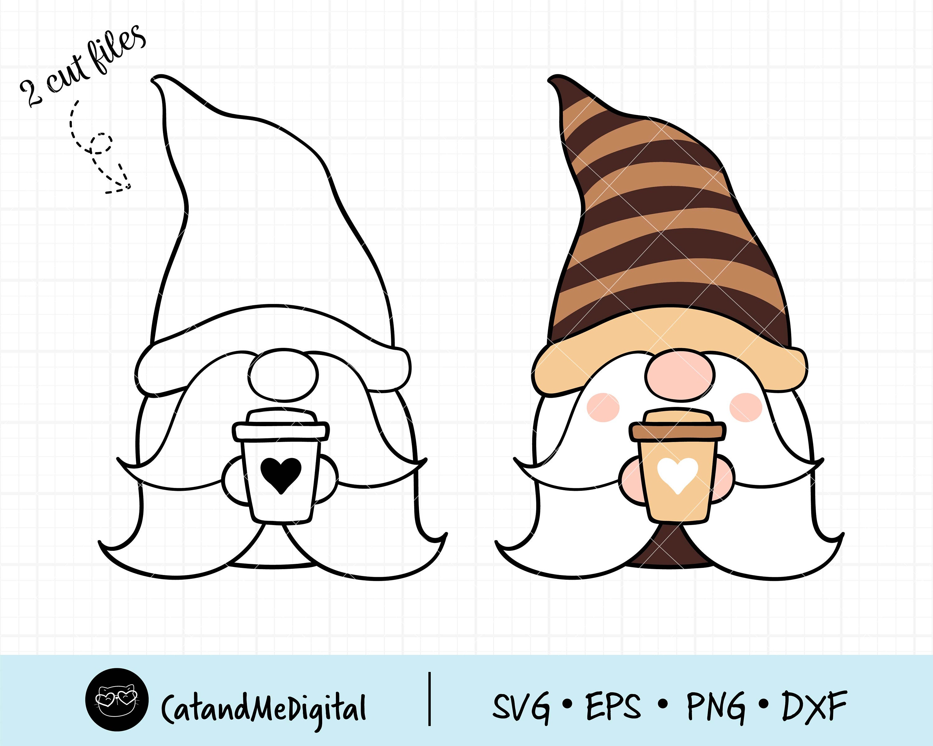 Coffee Gnome Svg Coffee Svg Gnome Holding Coffee Svg Coffee - Etsy UK