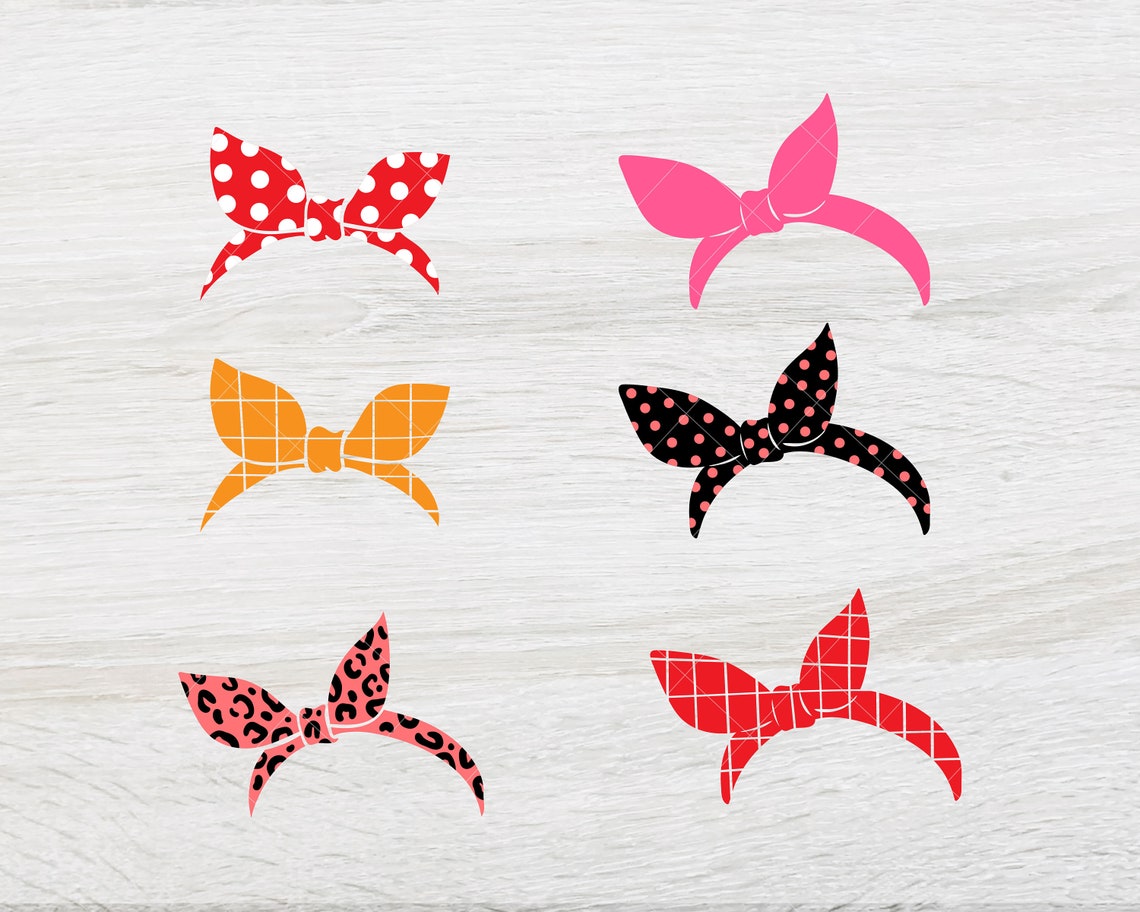 Bundle Bandana Svg Cut File,cricut,cutting Files,hair Bow Svg,leopard ...