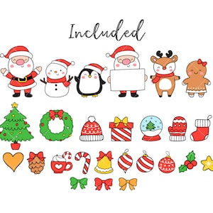 Cute Christmas Clipart Winter Clipart Holiday Clipart Christmas Tree ...