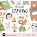 Animals Camping Clipart Woodland Clip Art Summer Camp Clipart Camping ...