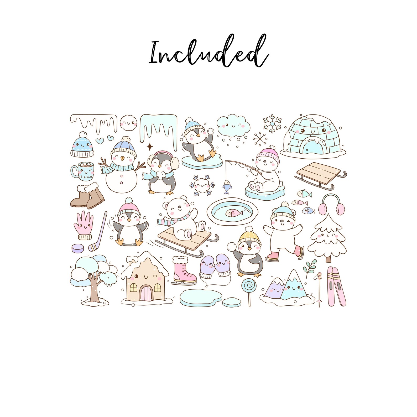 Snow Day Clipart, Cozy Winter, Christmas Png, Winter Things, Snowy ...