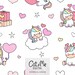Doodle Cat Digital Paper Set, Happy Kitten Patterns, Happy Cat ...