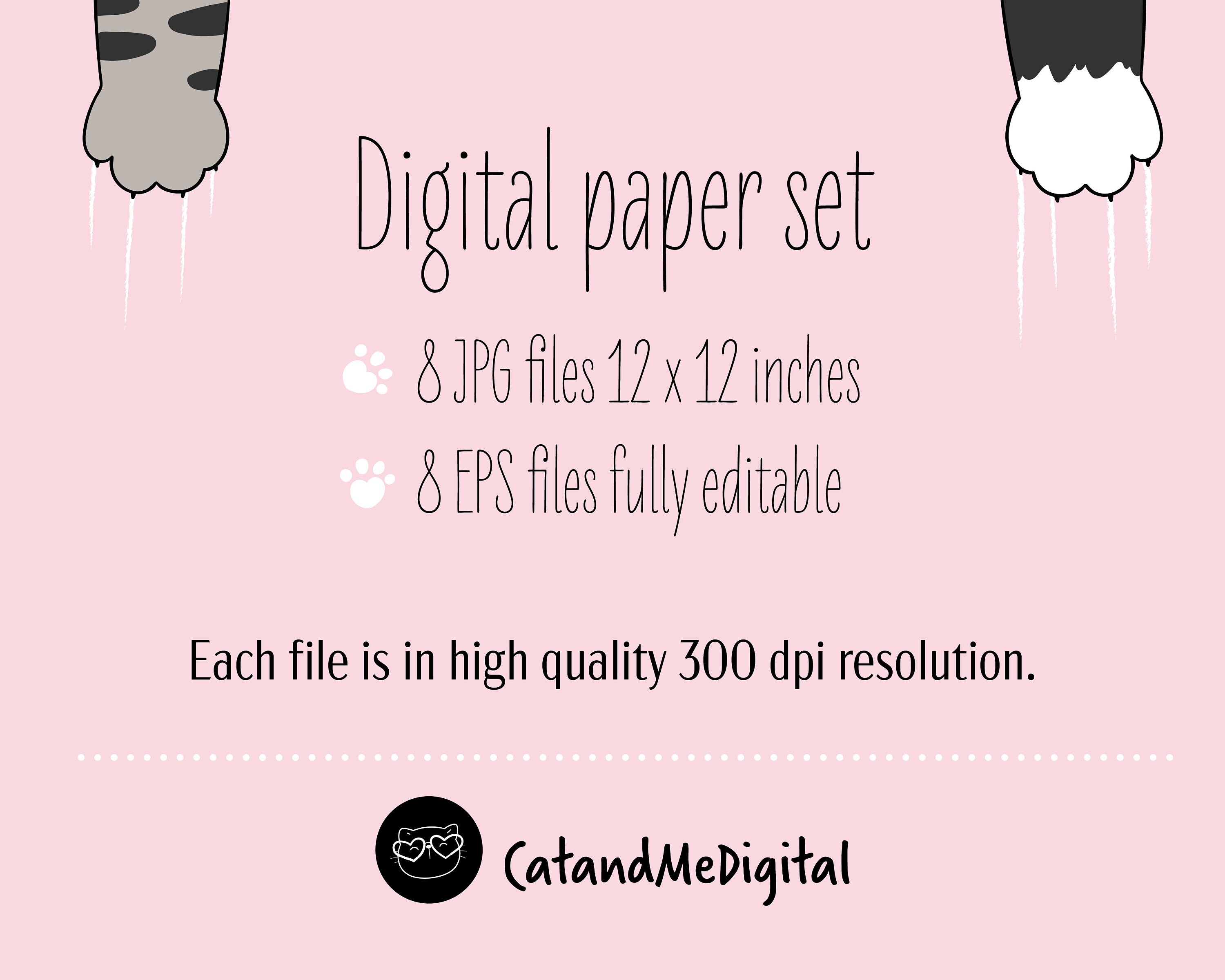 Happy Animals Digital Paper Pack Decoration Fabric Digital - Etsy