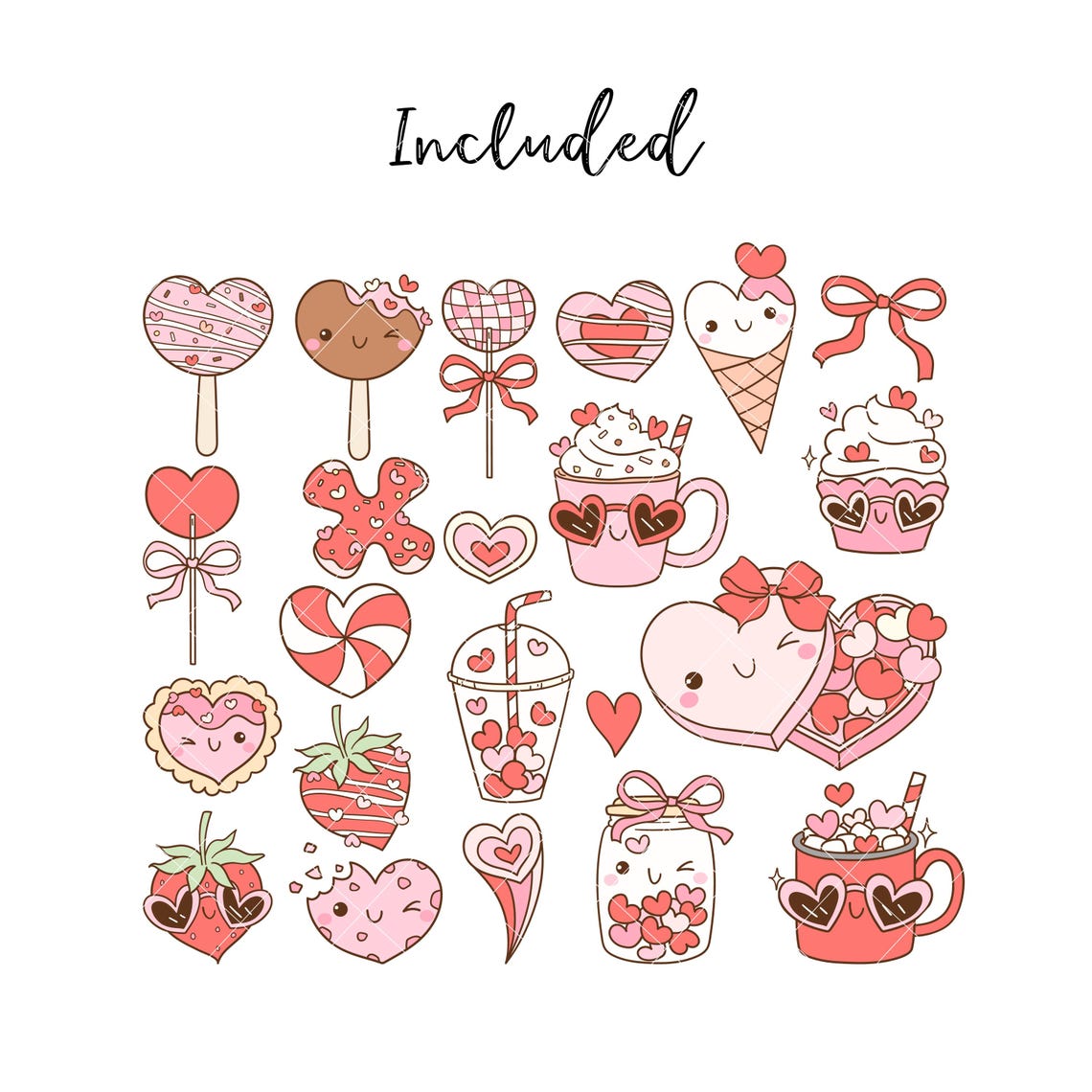 Valentines Treat Clipart Groovy Retro Valentine Png Love Png Valentines ...