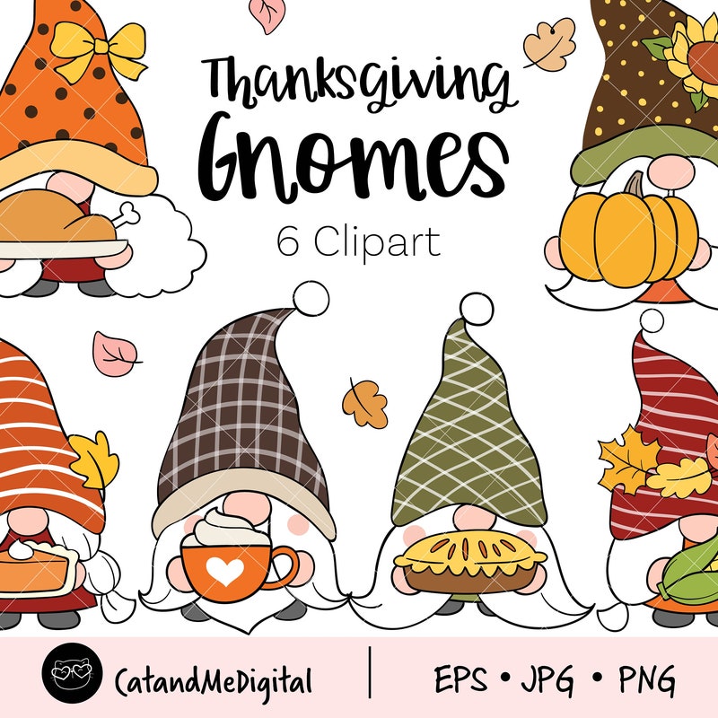 Thanksgiving Gnome Printable - Etsy