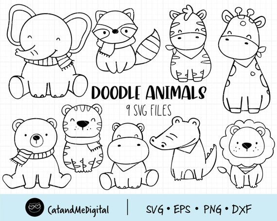 Baby Animal Outlines