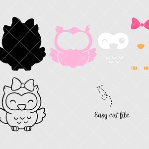 Baby Owl Svg Owl Girl Svg Baby Shower Svg Sweet Owl Svg Baby Animal ...