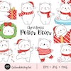 Groovy Retro Winter Clipart Christmas Clipart Winter Vibes Png Pastel ...
