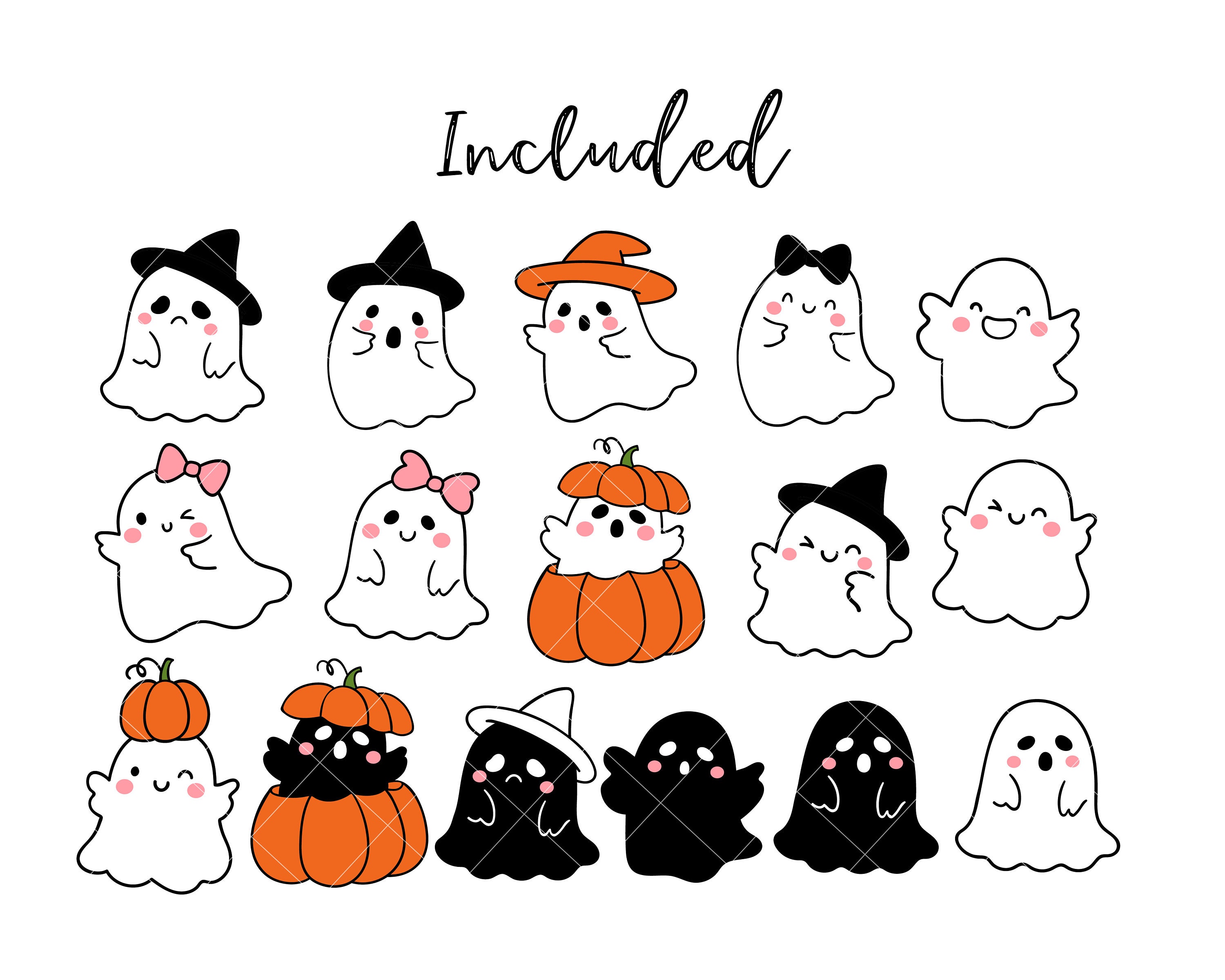 Cute Ghost Clipart For Kids