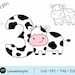 Cow Birthday Svg Third Birthday Svg Birthday Boy Girl Kid Cow Svg Kids ...