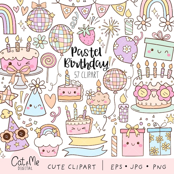 Pastel Birthday - Etsy