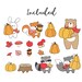 Autumn Animal Forest Clipart Woodland Png Fall Clipart Forest Animal ...