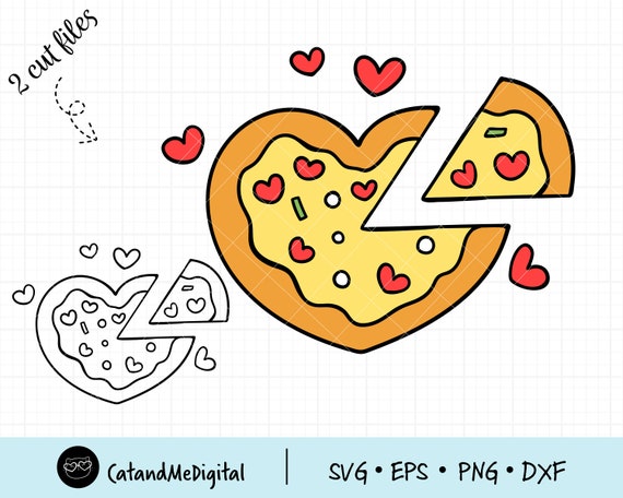 Pizza Heart Clipart