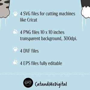 Christmas Cat SVG Cut File,happy Cat,cutting Files,cat With Santa Hat ...